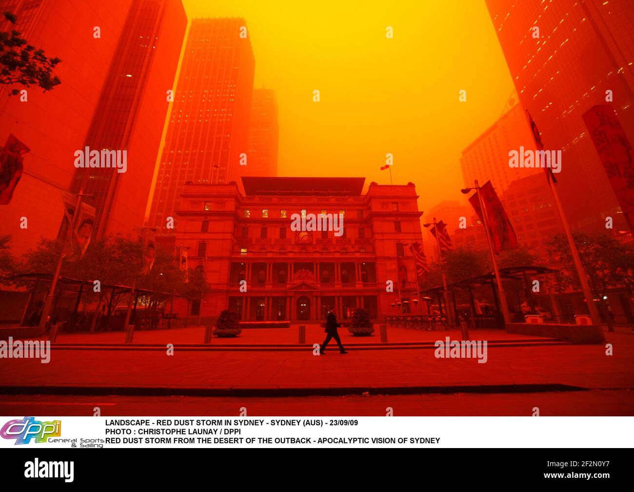 LANDSCAPE - RED DUST STORM IN SYDNEY - SYDNEY (AUS) - 23/09/09PHOTO ...