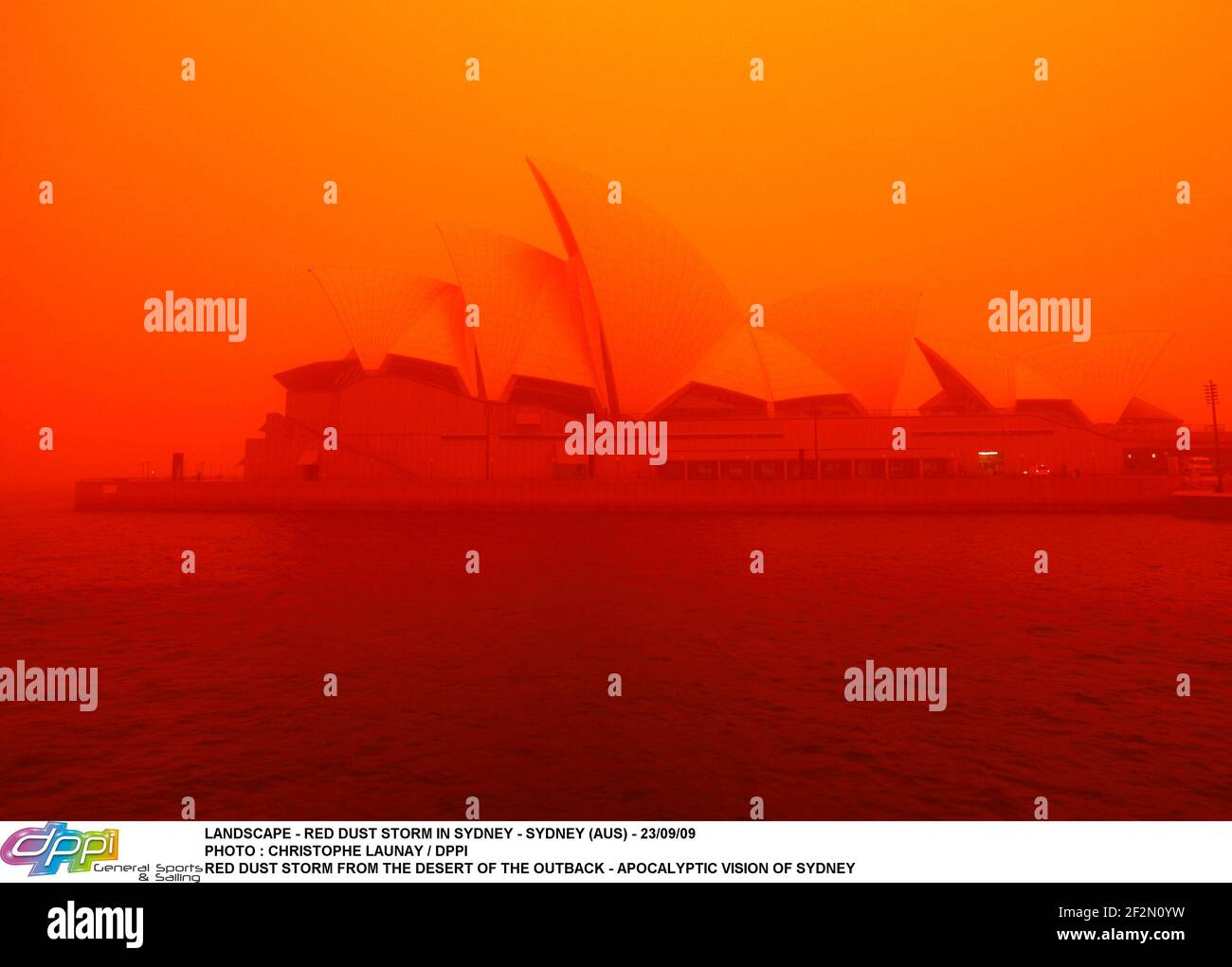 LANDSCAPE - RED DUST STORM IN SYDNEY - SYDNEY (AUS) - 23/09/09PHOTO ...