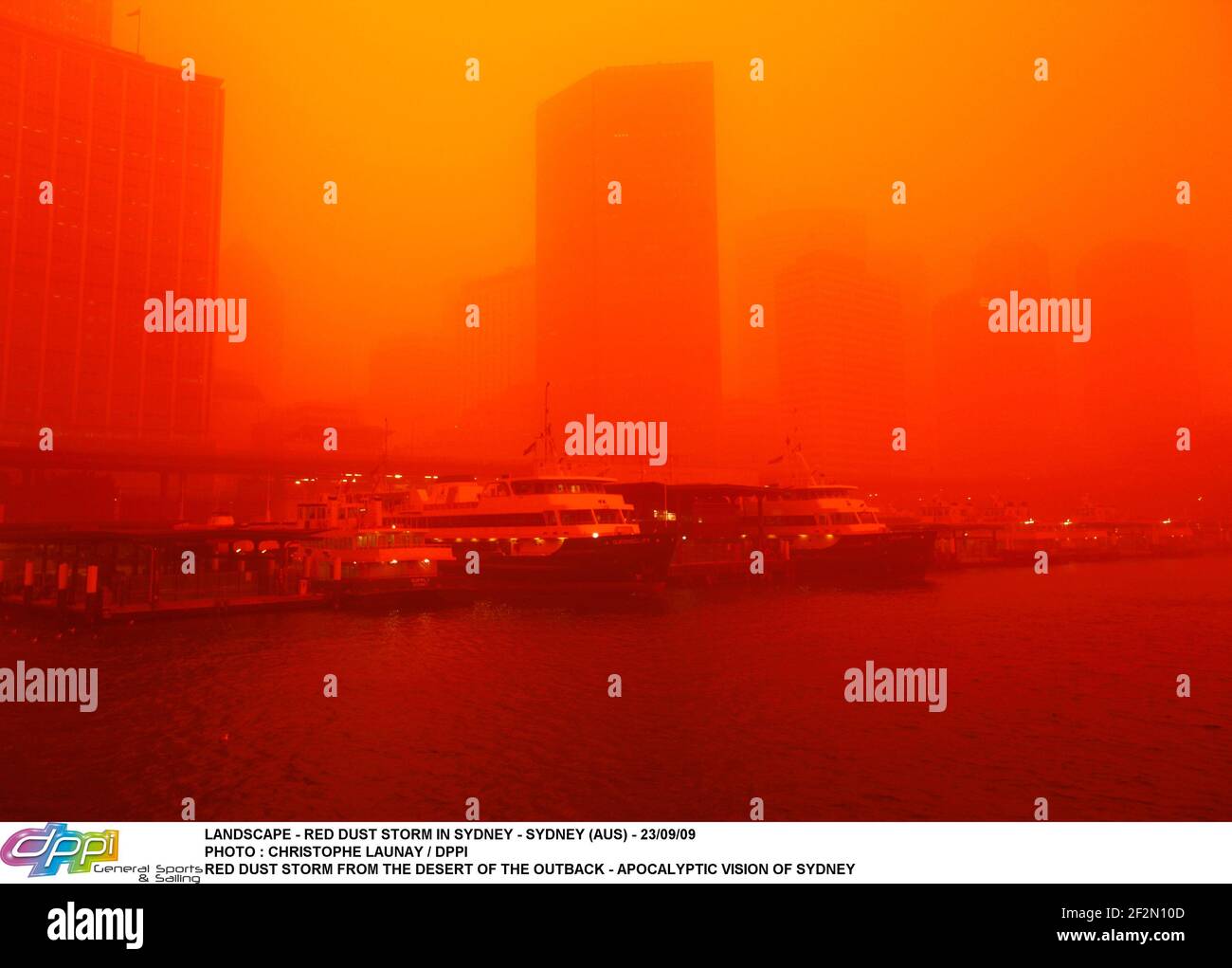 LANDSCAPE - RED DUST STORM IN SYDNEY - SYDNEY (AUS) - 23/09/09PHOTO ...
