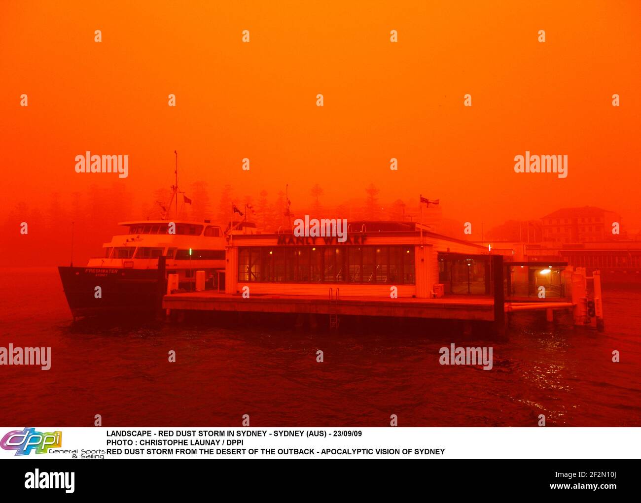 LANDSCAPE - RED DUST STORM IN SYDNEY - SYDNEY (AUS) - 23/09/09PHOTO ...