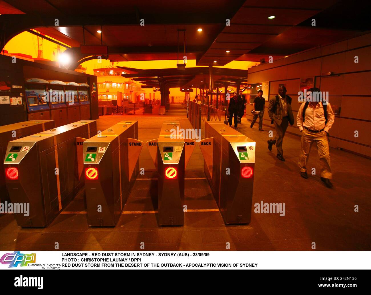 LANDSCAPE - RED DUST STORM IN SYDNEY - SYDNEY (AUS) - 23/09/09PHOTO ...