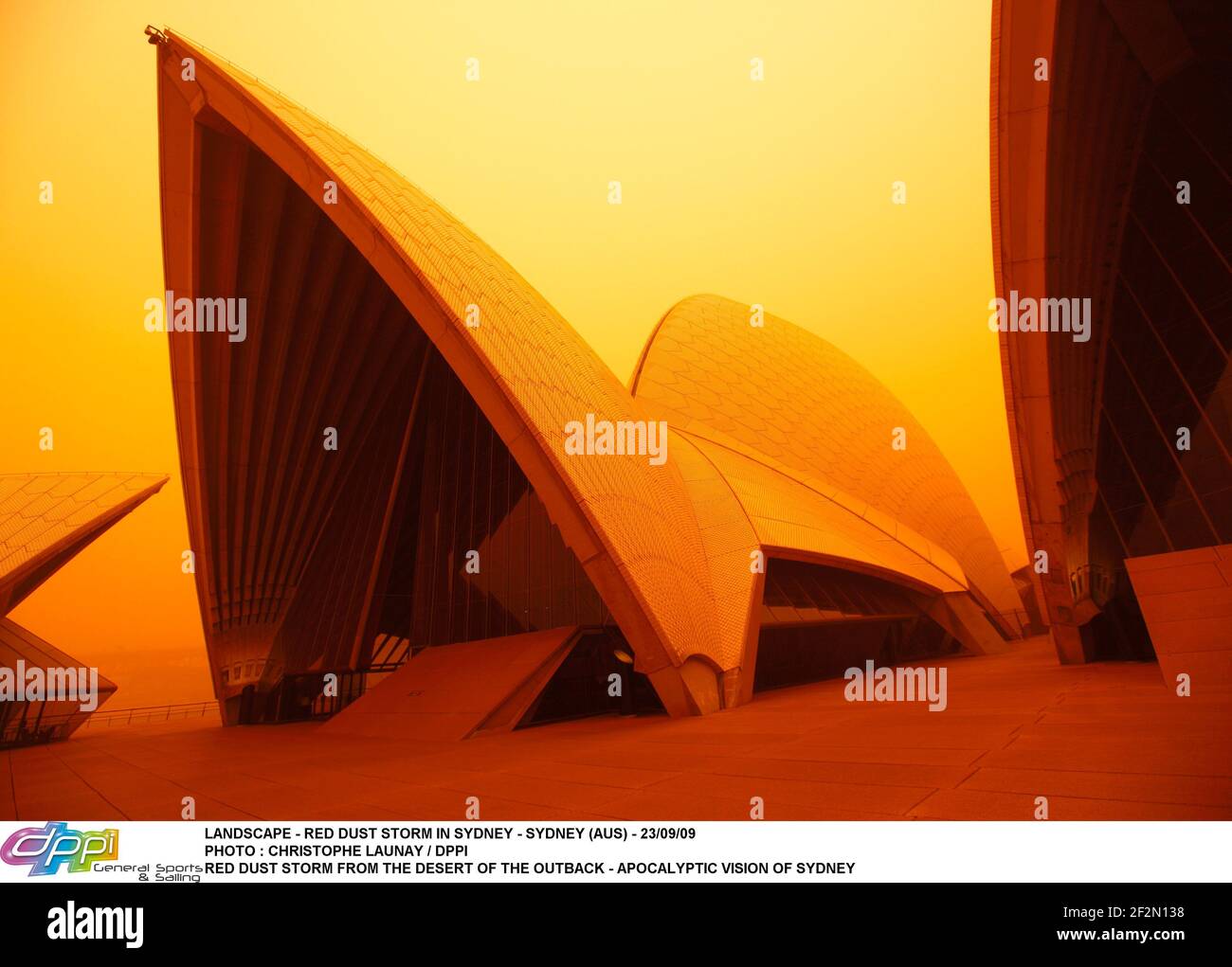 LANDSCAPE - RED DUST STORM IN SYDNEY - SYDNEY (AUS) - 23/09/09PHOTO ...