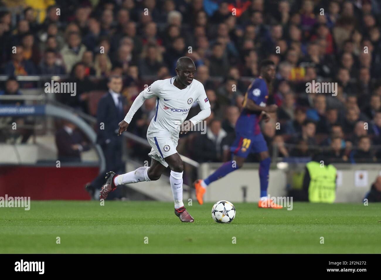 NGOLO KANTE of Chelsea FC during the UEFA Champions League, round of 16 ...