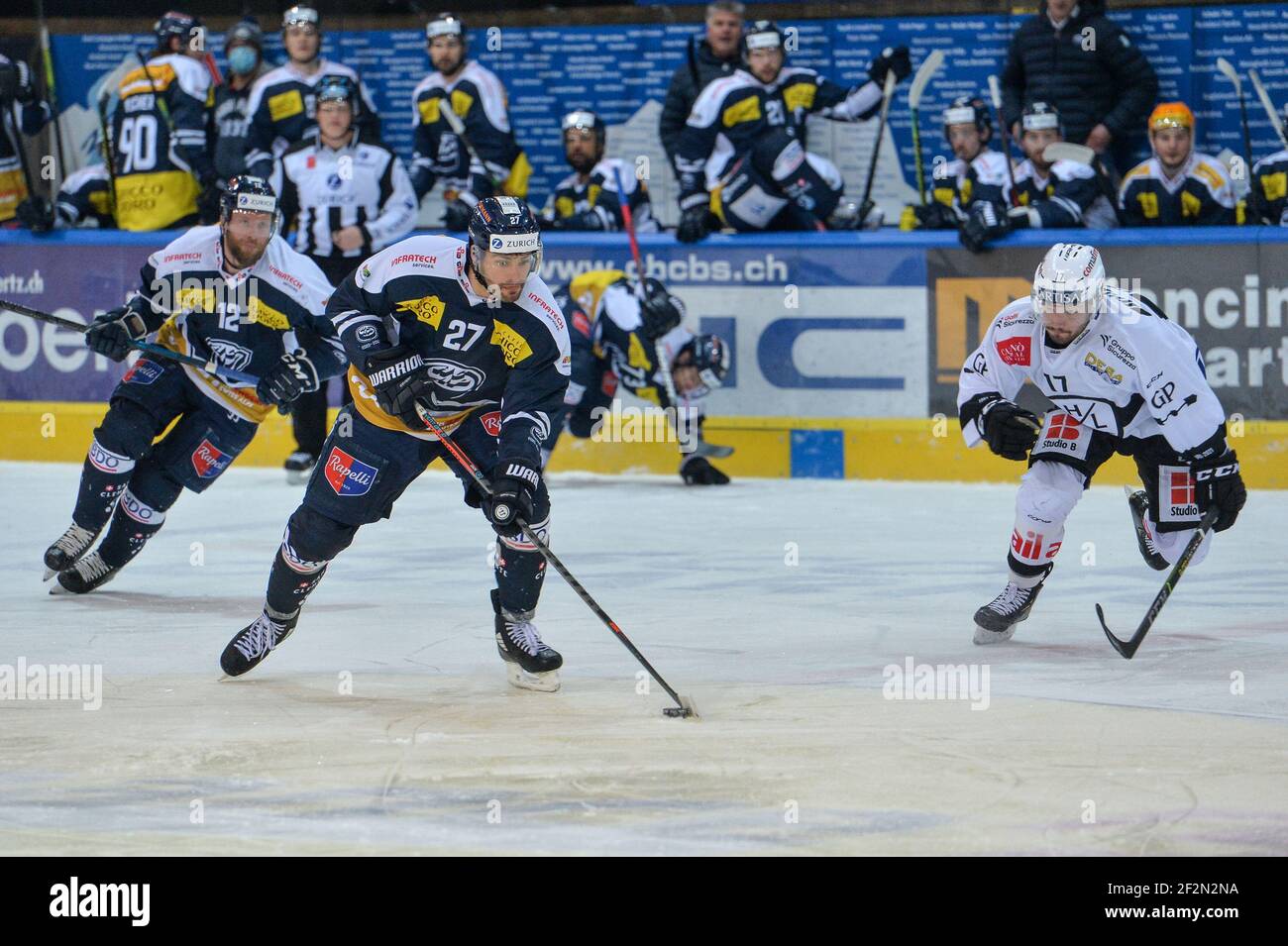 12.03.2021, Ambri, Stadio Valascia, National League: HC Ambri-Piotta ...