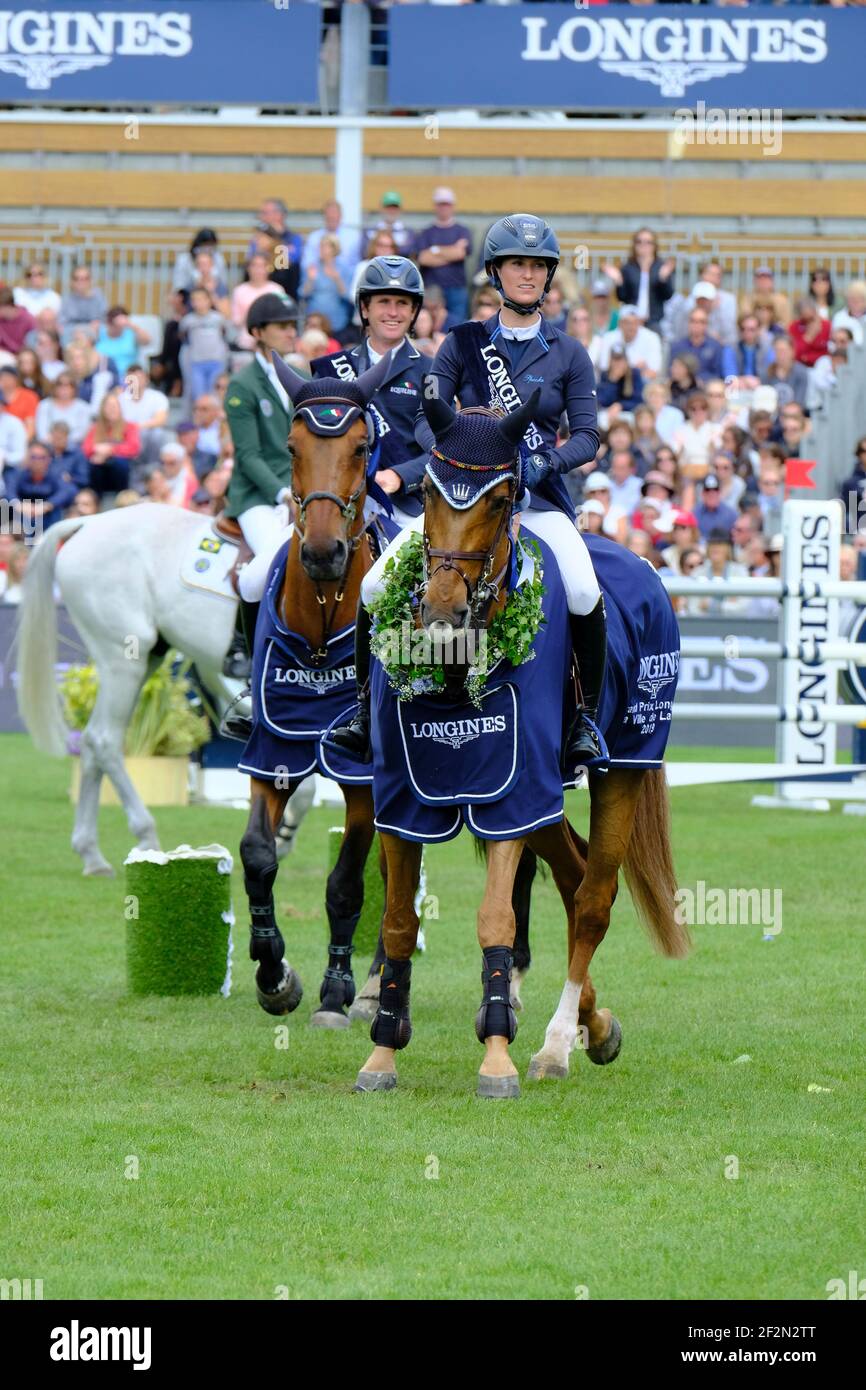 Simone Blum riding Dsp Alice winner of the Grand Prix during the 2019 ...