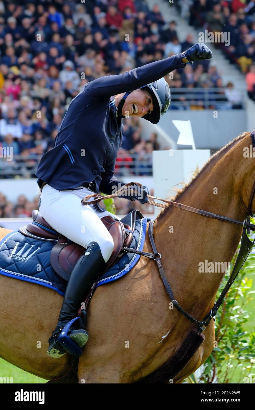 Simone Blum riding Dsp Alice winner of the Grand Prix during the 2019 ...