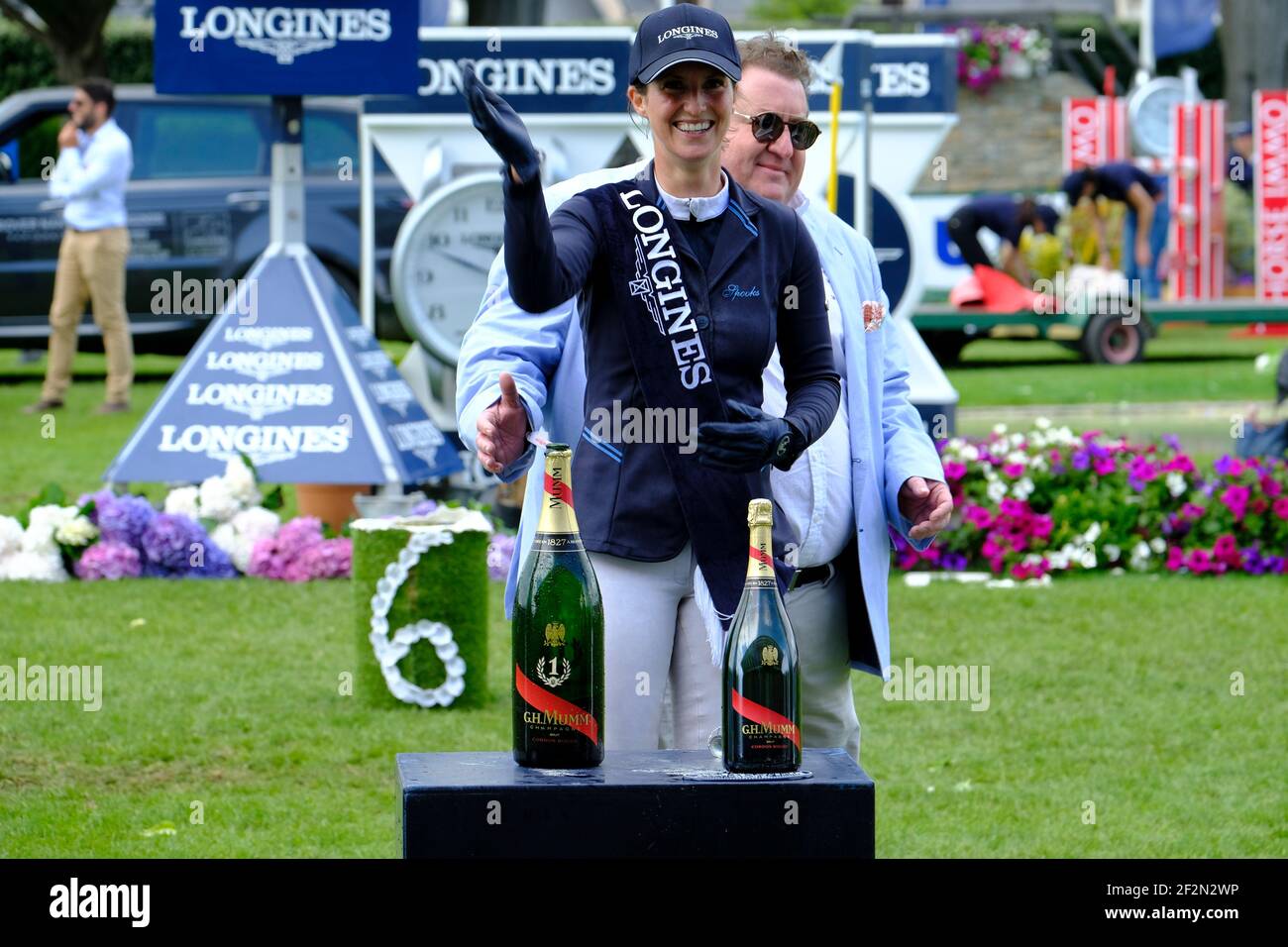 Simone Blum riding Dsp Alice winner of the Grand Prix during the 2019 ...