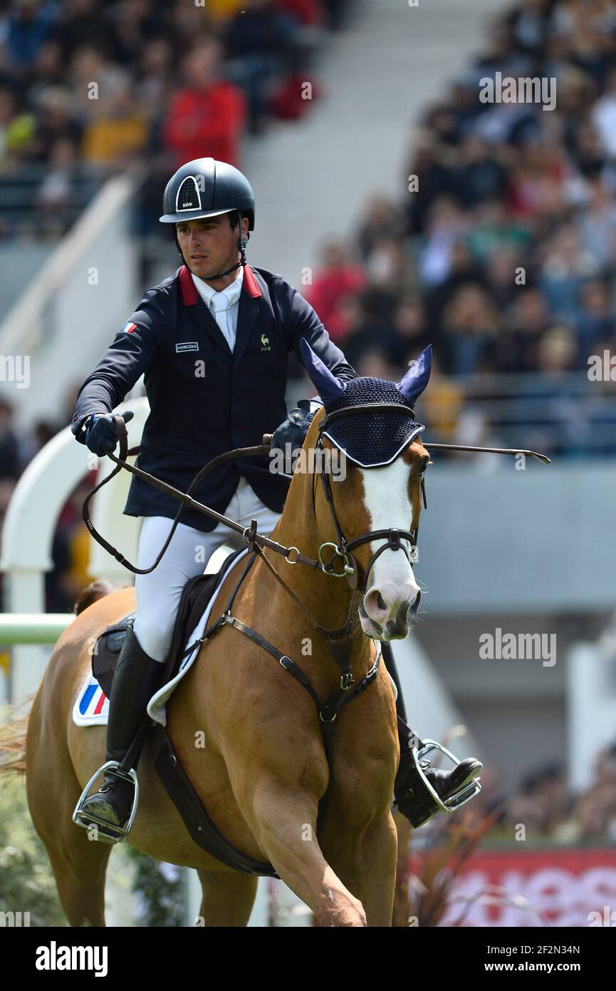 Emeric George riding Chopin Des Hayettes during the 2019 Longines FEI ...