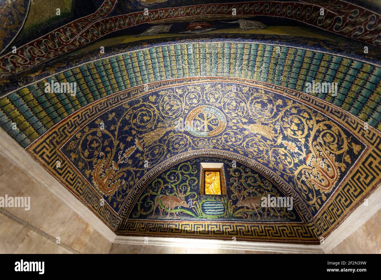 Mausoleum galla placidia ceiling mosaics hi-res stock photography and ...