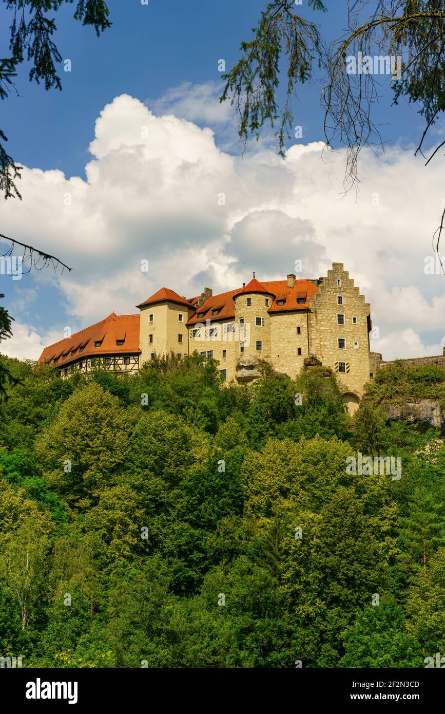 Rabenstein Castle in the Ahorntal, Franconian Switzerland, Bayreuth ...