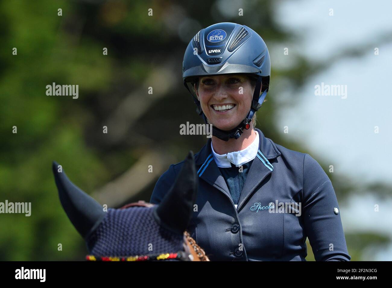 Simone Blum riding Dsp Alice during the 2019 Longines FEI Jumping ...
