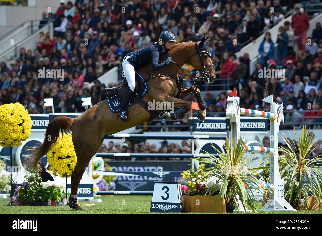 Simone Blum riding Dsp Alice during the 2019 Longines FEI Jumping ...