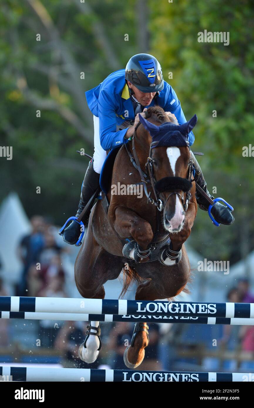 Christian Ahlmann riding Take A Chance on me Z GER during the 2019 ...