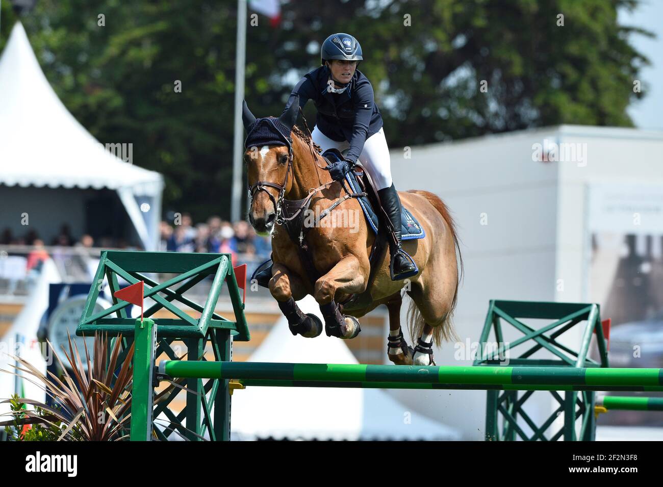 Simone Blum riding Dsp Alice during the 2019 Longines FEI Jumping ...