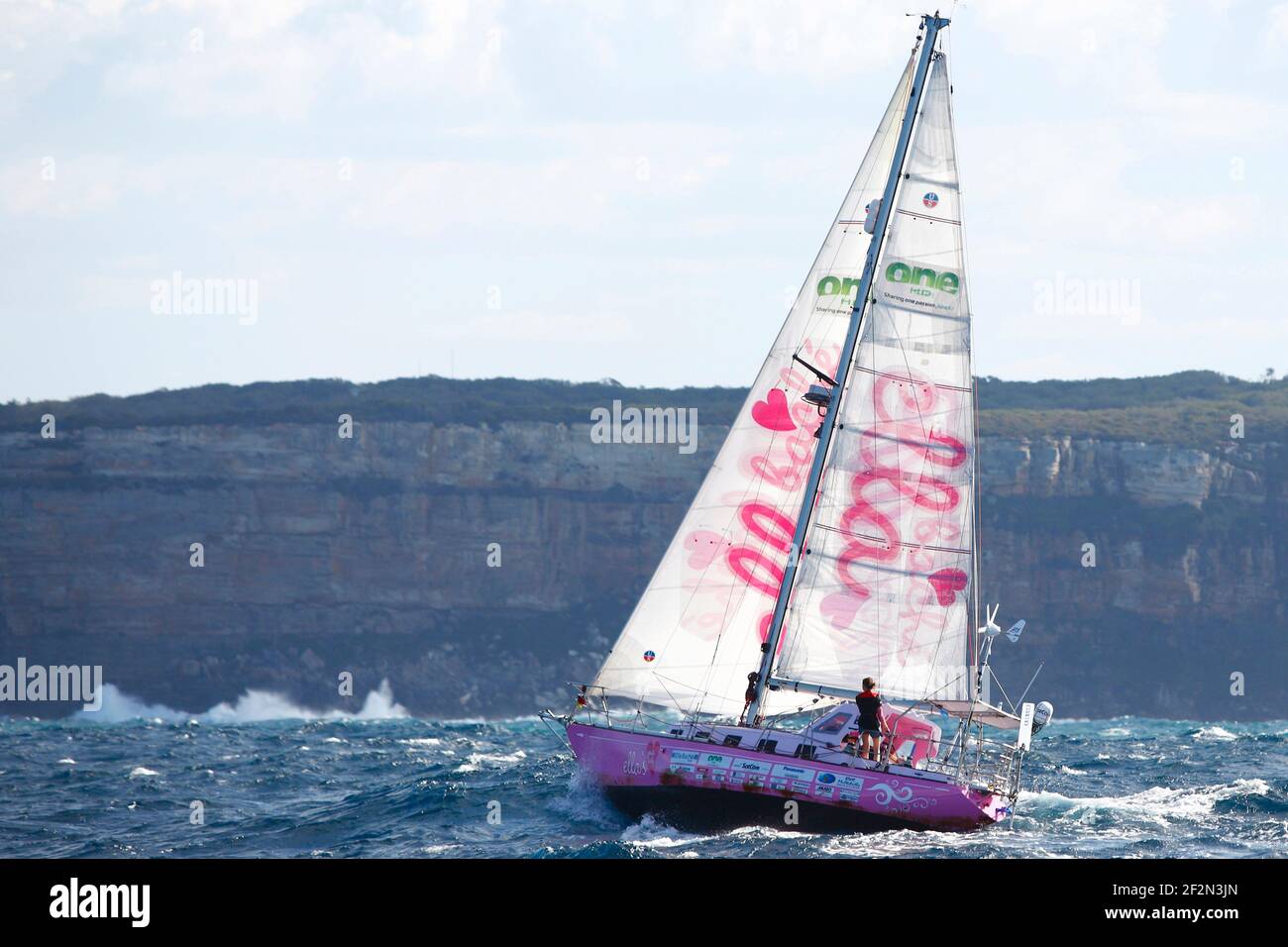 Jessica watson solo voyage hi-res stock photography and images - Alamy