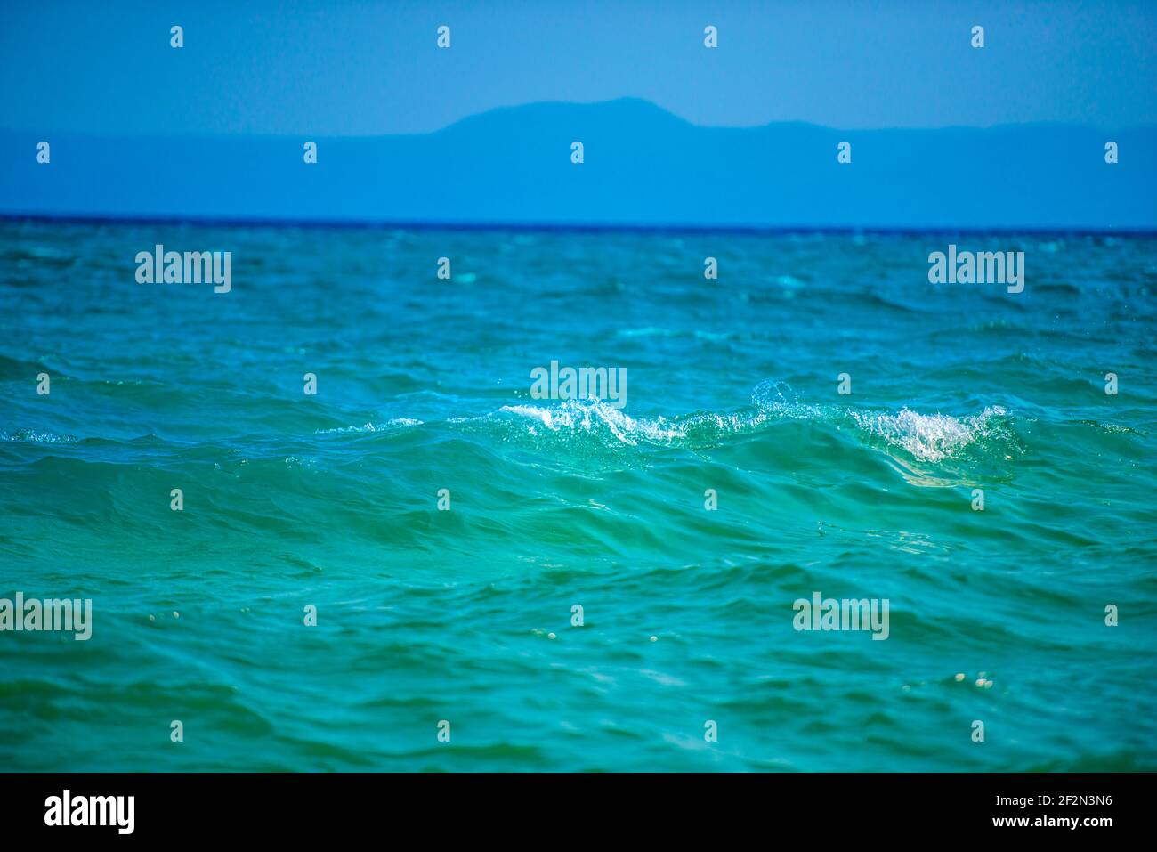 Sea landscape in Greece Stock Photo - Alamy