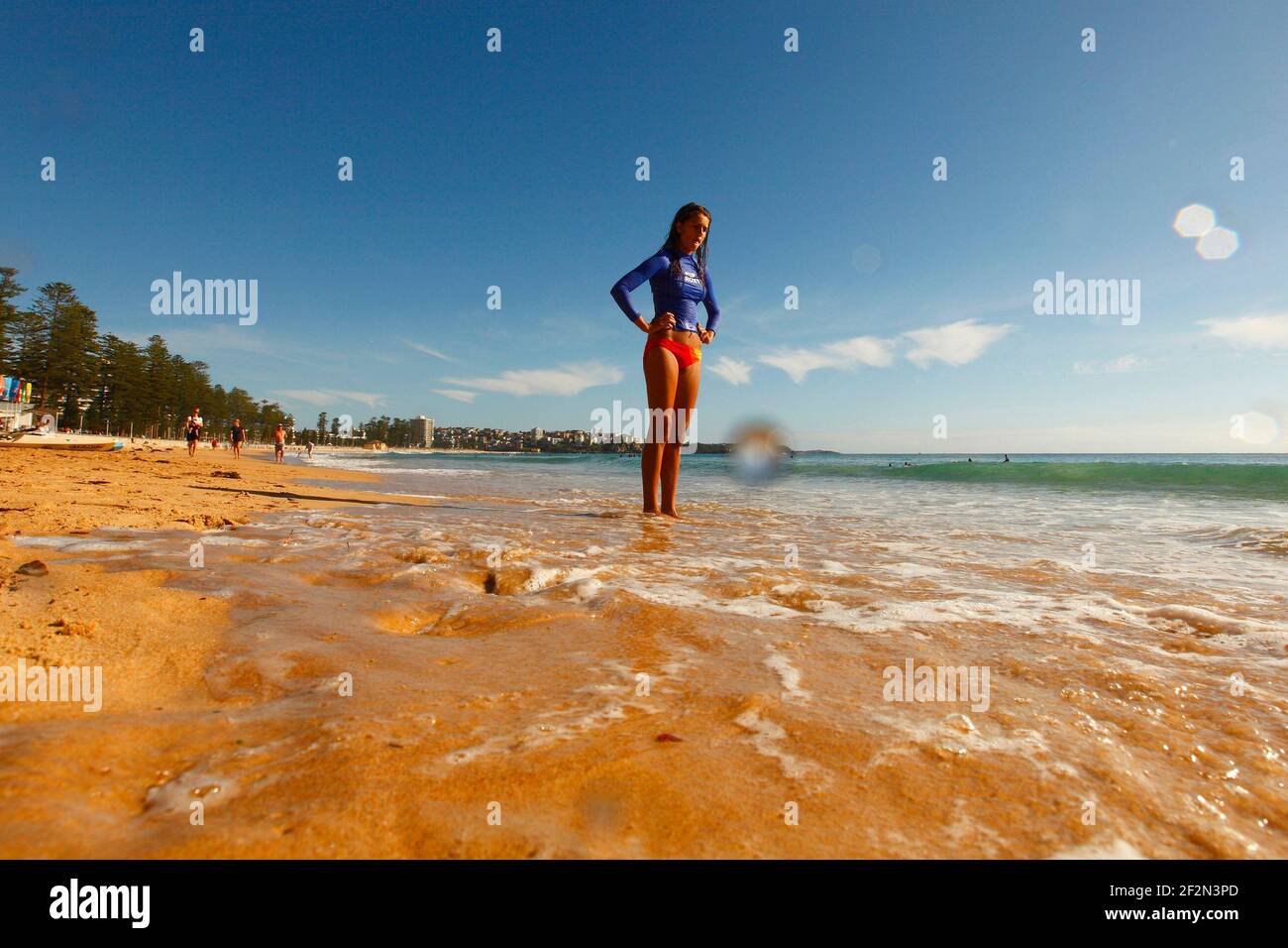 PADDLE BOARD - TRAINING AT MANLY BEACH - SYDNEY (AUS) - 14/11/2009 ...