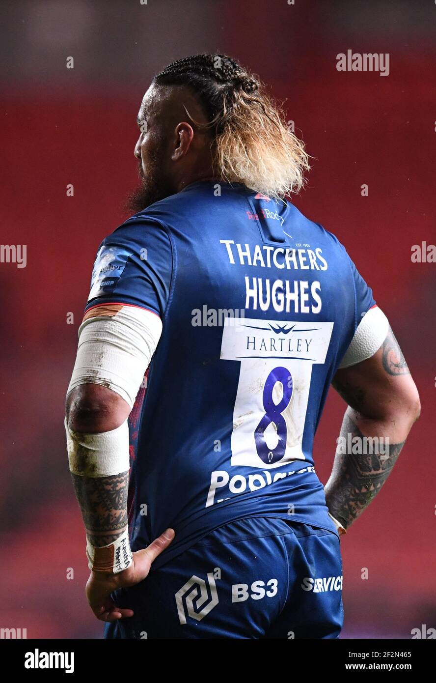 Ashton Gate Stadium, Bristol, UK. 12th Mar, 2021. Premiership Rugby ...