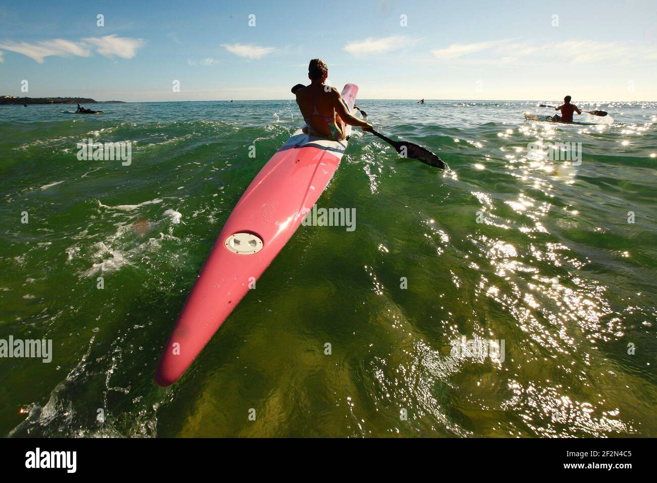 PADDLE BOARD - TRAINING AT MANLY BEACH - SYDNEY (AUS) - 14/11/2009 ...