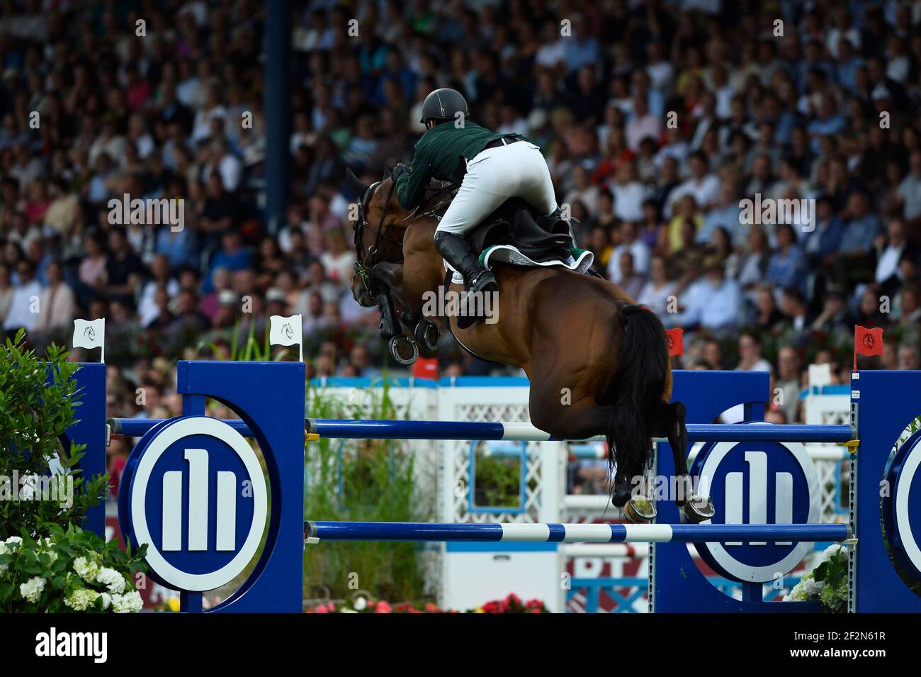 Shane SWEETNAM (IRL) riding CHAQUI Z during the CHIO of Aachen, Jumping ...