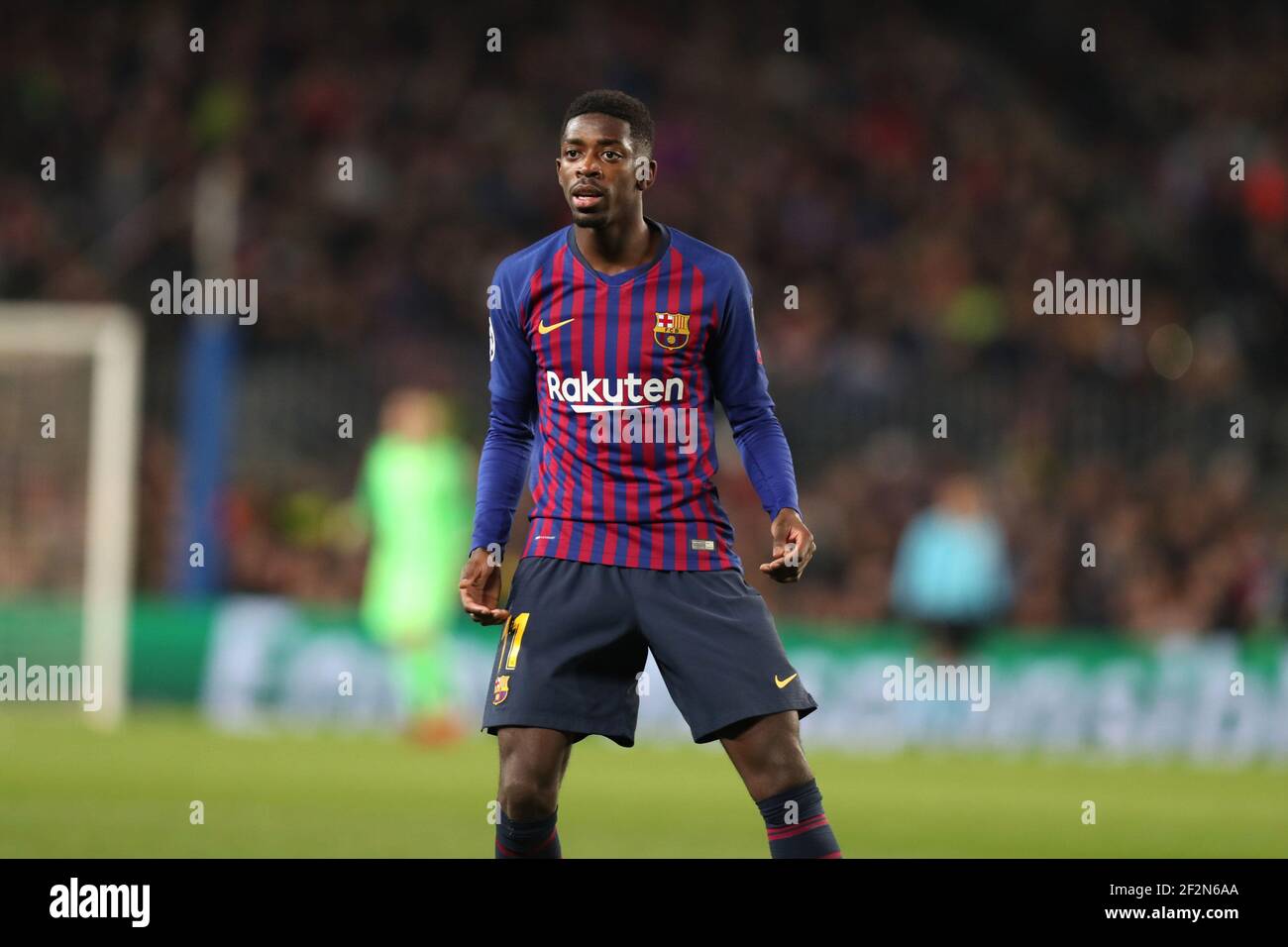 Ousmane Dembele of Barcelona during the UEFA Champions League, Group B ...