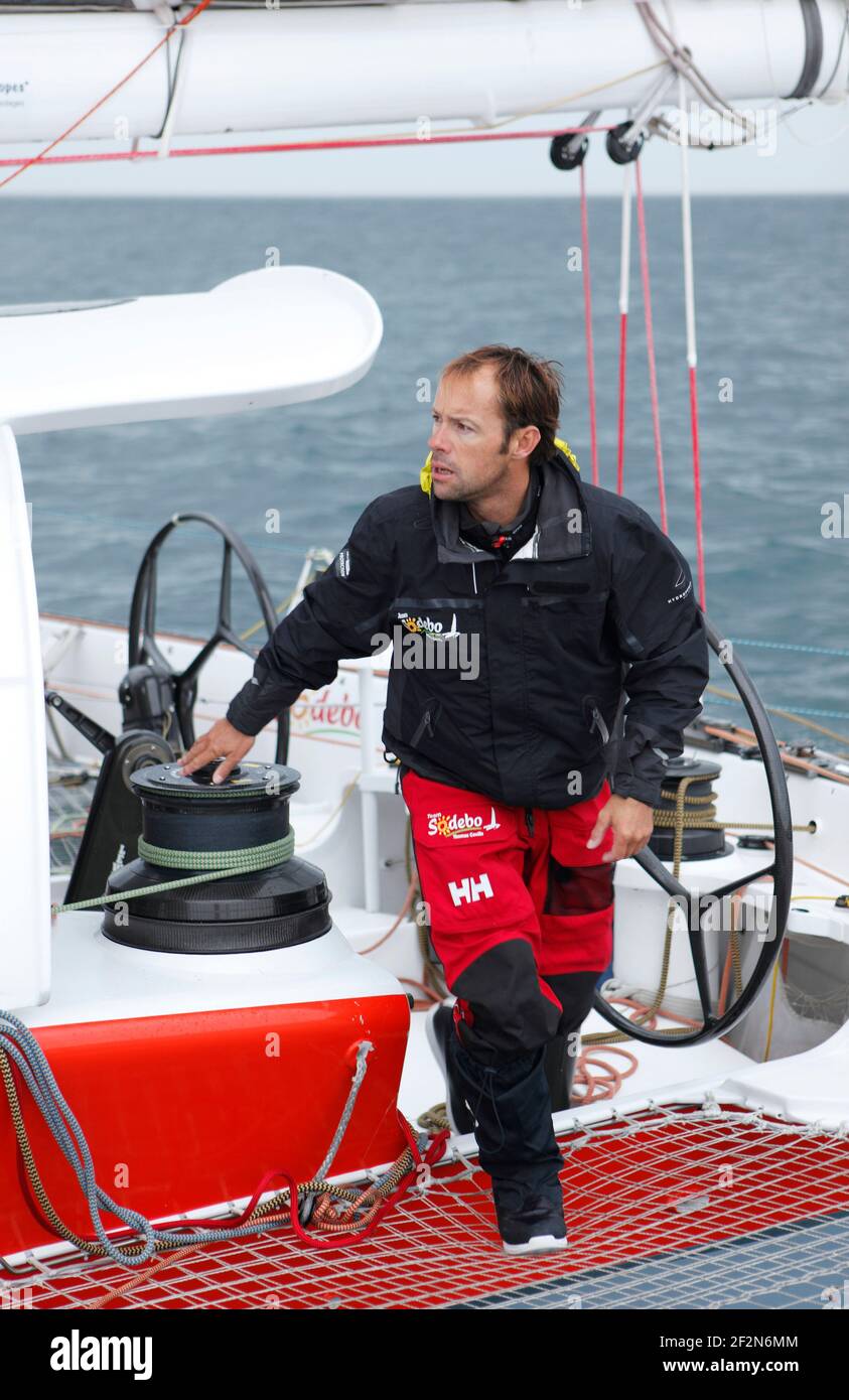 SAILING - PRE-ROUTE DU RHUM 2010 - IMOCA - ON BOARD SODEBO - 06/10/2010 ...