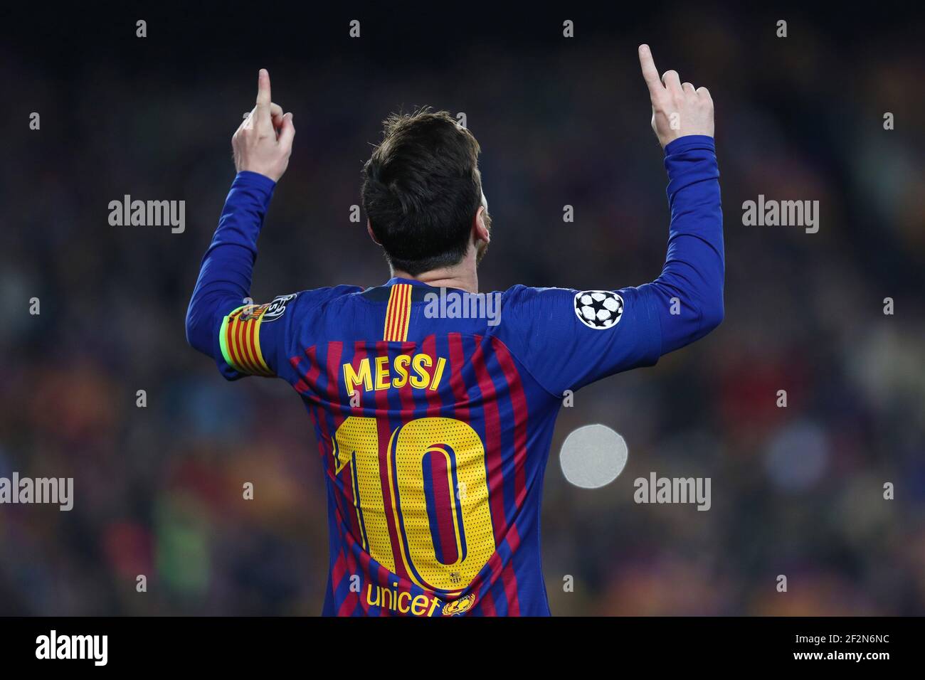 Lionel messi barcelona 2019 celebrates hi-res stock photography and ...