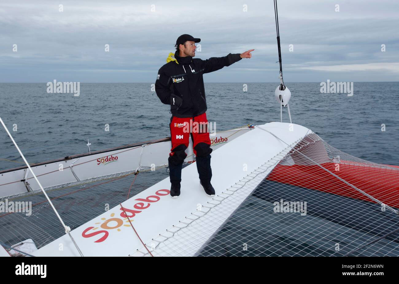 SAILING - PRE-ROUTE DU RHUM 2010 - IMOCA - ON BOARD SODEBO - 06/10/2010 ...