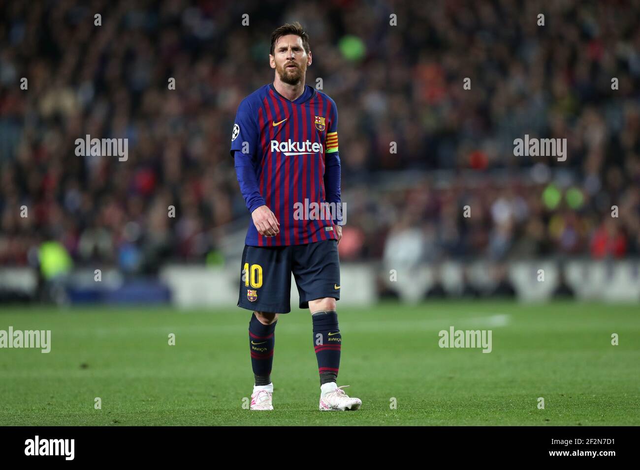 Lionel Messi of FC Barcelona during the UEFA Champions League, quarter ...