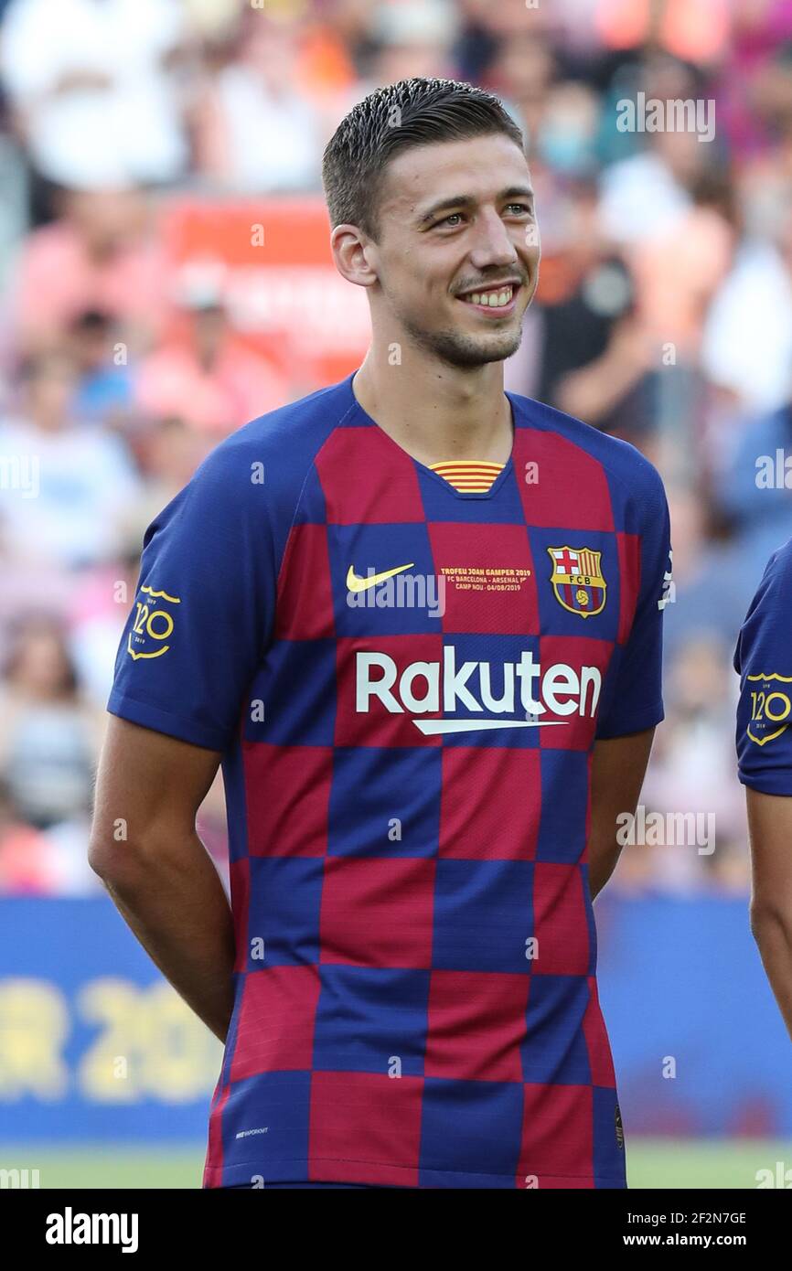 Clement Lenglet of FC Barcelona during the Joan Gamper Trophy 2019 ...