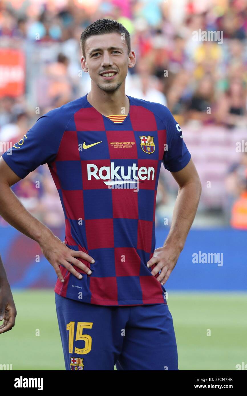 Clement Lenglet of FC Barcelona during the Joan Gamper Trophy 2019 ...