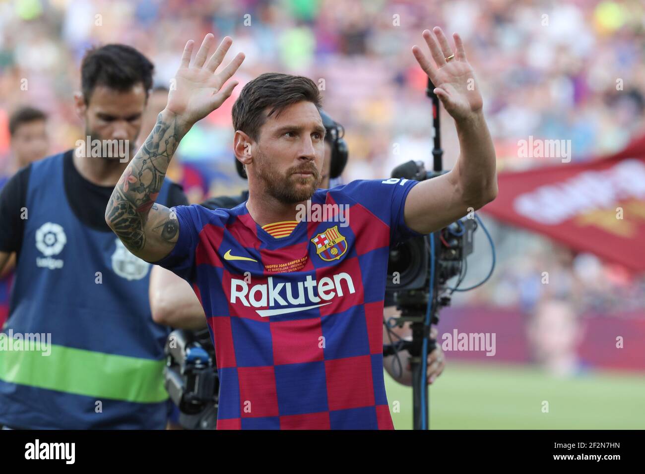 Lionel Messi of FC Barcelona during the Joan Gamper Trophy 2019 ...