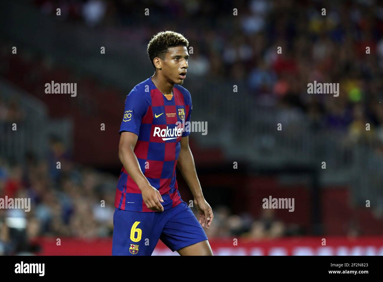 Jean Clair Todibo of FC Barcelona during the Joan Gamper Trophy 2019 ...