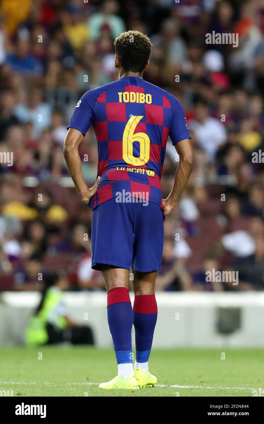 Jean Clair Todibo of FC Barcelona during the Joan Gamper Trophy 2019 ...