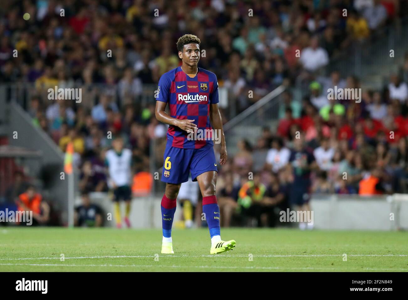 Jean Clair Todibo of FC Barcelona during the Joan Gamper Trophy 2019 ...