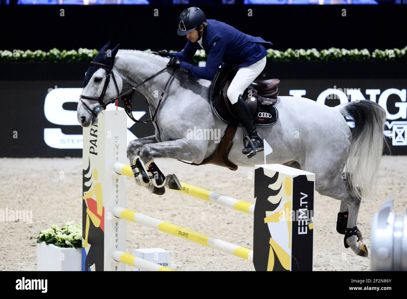 Guillaume Canet from France, riding Wouest de Cantraie Z during the ...