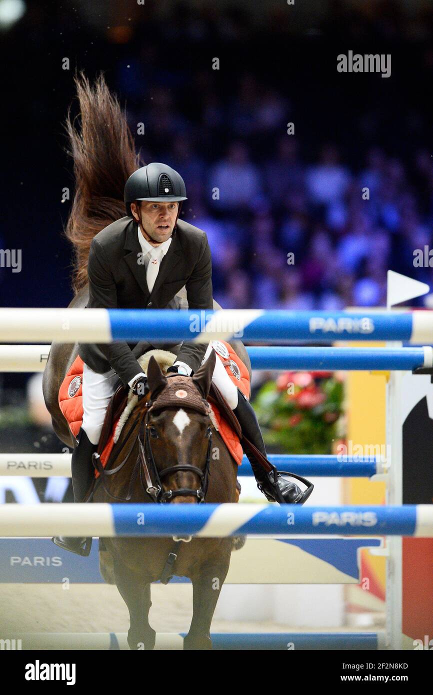 Simon Delestre riding Hermes Ryan, winner of the Grand Prix Longines of ...