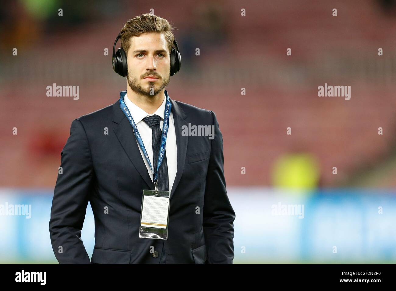 Paris Saint-Germain's German goalkeeper Kevin Trapp looks on before the ...