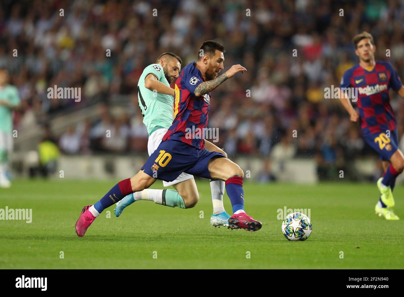 Lionel Messi of FC Barcelona during the UEFA Champions League, Group F ...
