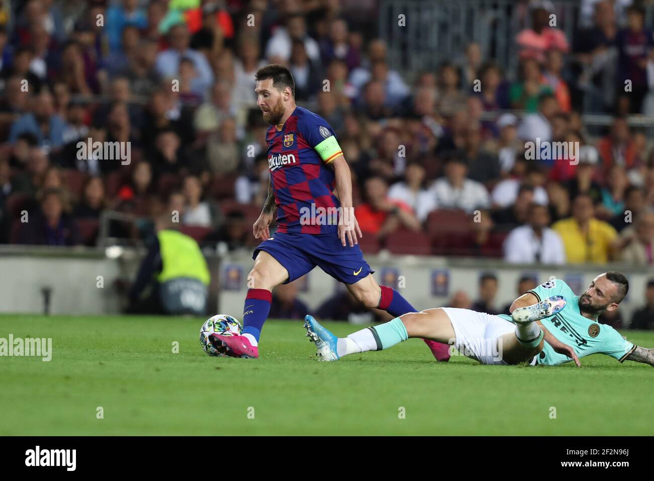Lionel Messi of FC Barcelona during the UEFA Champions League, Group F ...
