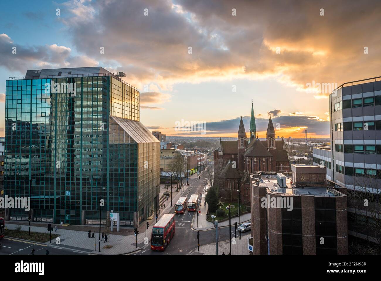 Croydon church street hi-res stock photography and images - Alamy