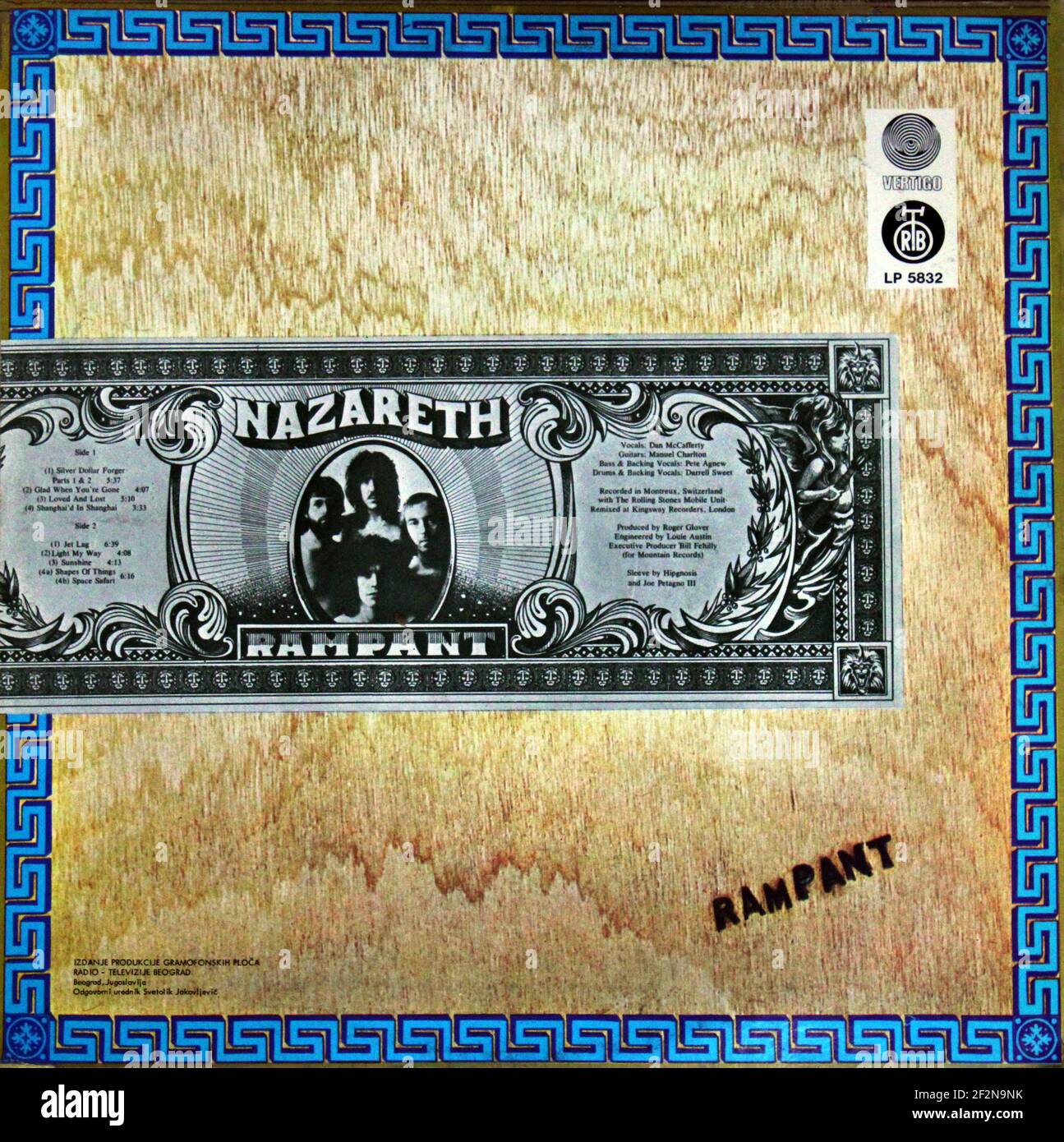 Nazareth band 1974 hi-res stock photography and images - Alamy