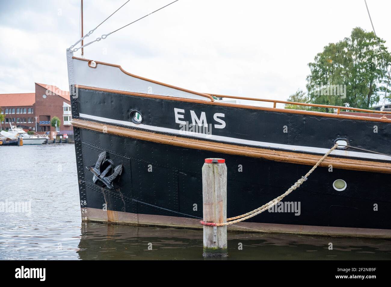 Germany, Lower Saxony, Emden, the Ems was a tour ship of the former ...
