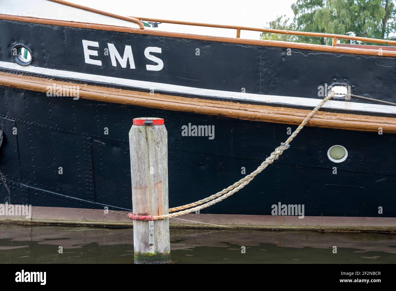 Germany, Lower Saxony, Emden, the Ems was a tour ship of the former ...