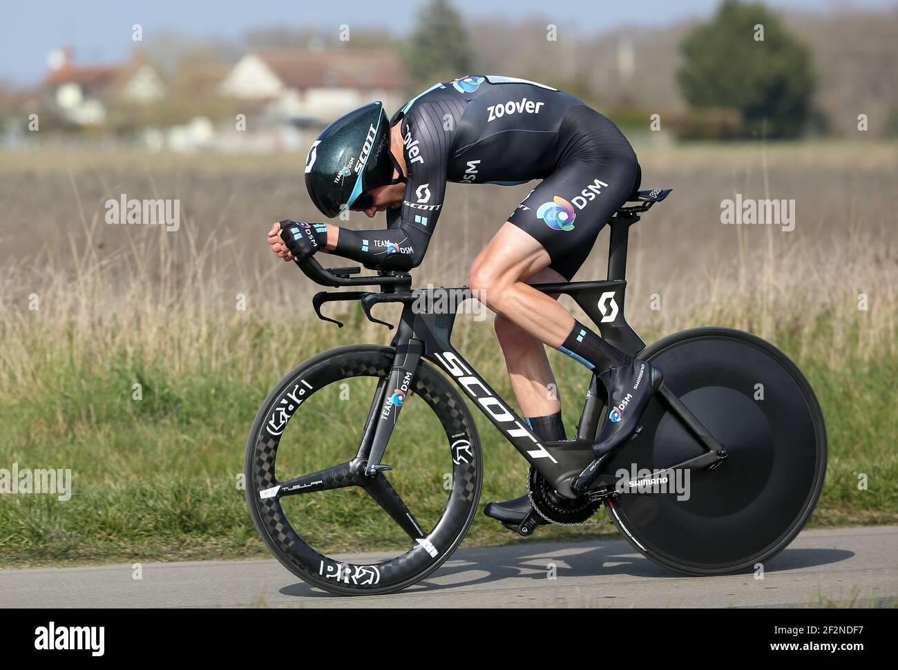 Casper Pedersen of Denmark and Team DSM during stage 3, an Individual ...