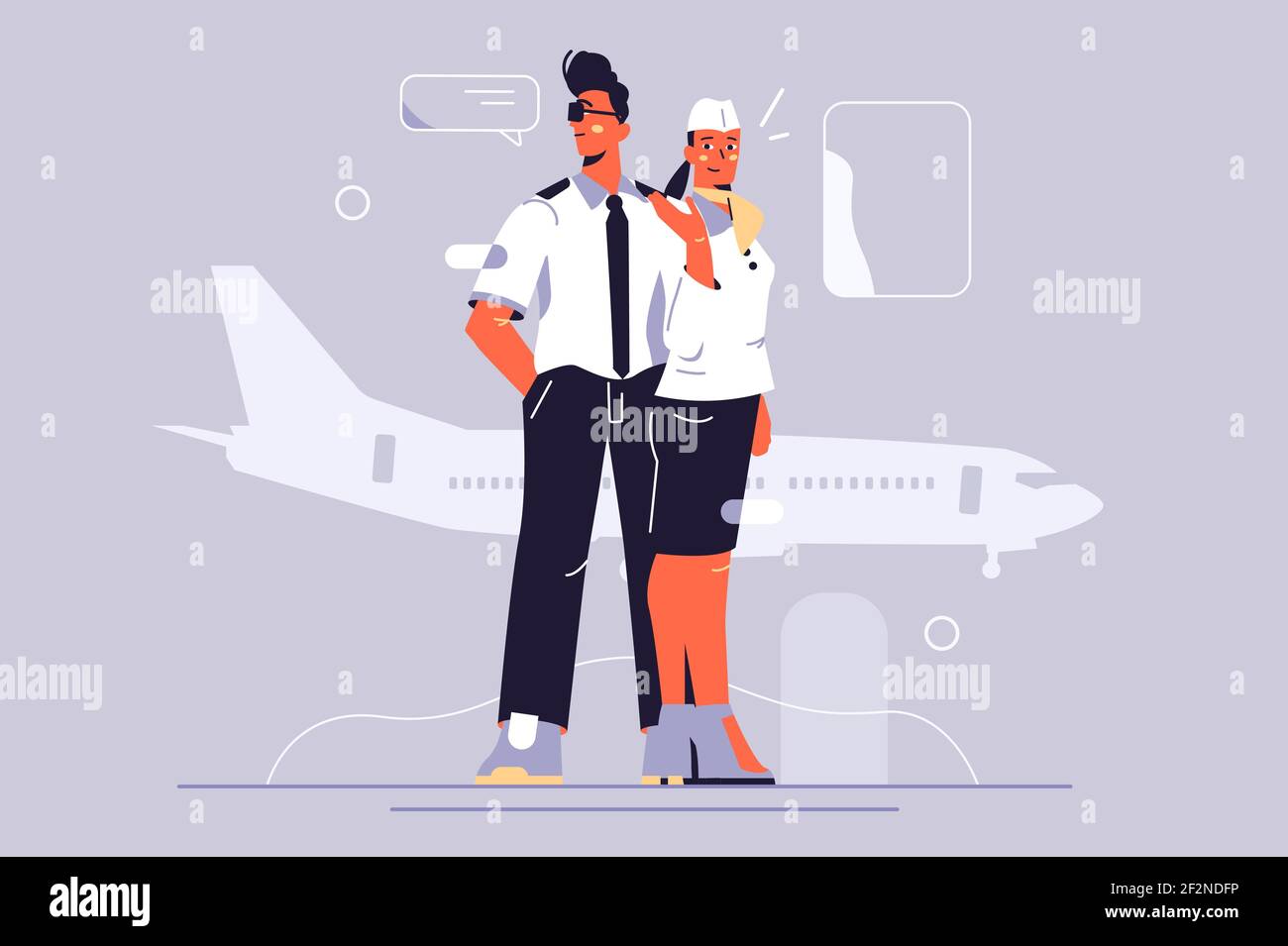 Crew flight Stock Vector Images - Alamy