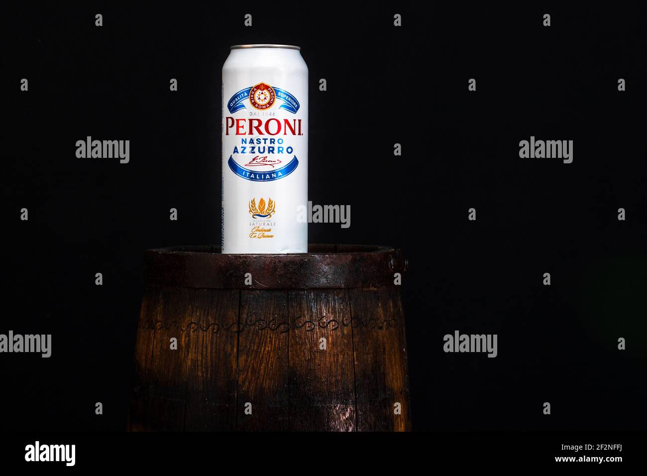 Peroni can hi-res stock photography and images - Alamy