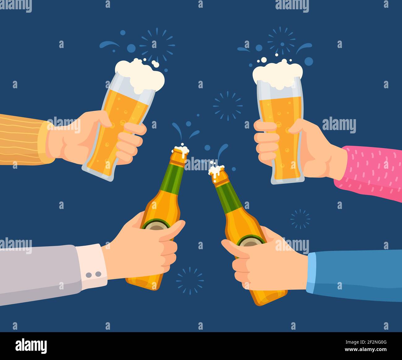 Cheers Beer Glasses High Resolution Stock Photography and Images - Alamy