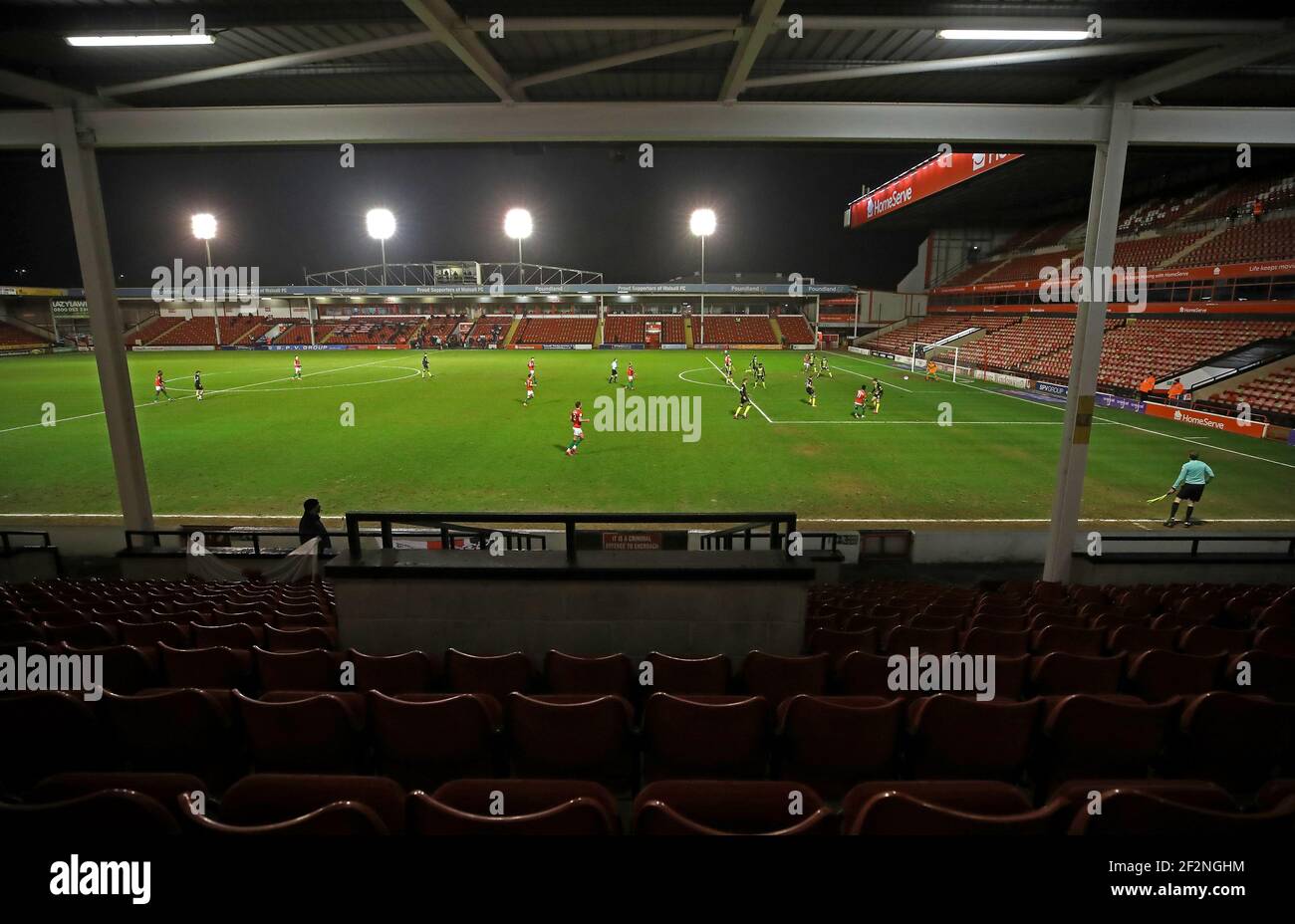Empty soccer stadium coronavirus uk hi-res stock photography and images ...