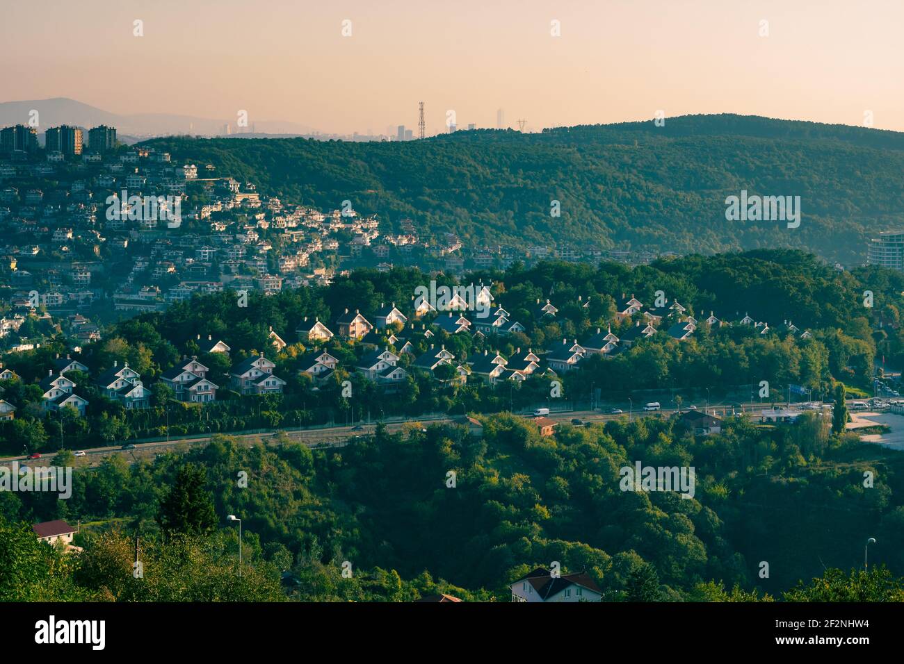 Suburban background hi-res stock photography and images - Alamy